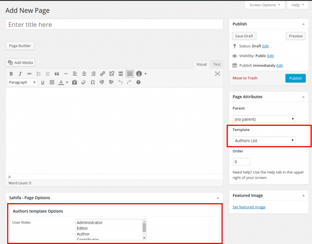 What are page templates and how to set them? - TieLabs